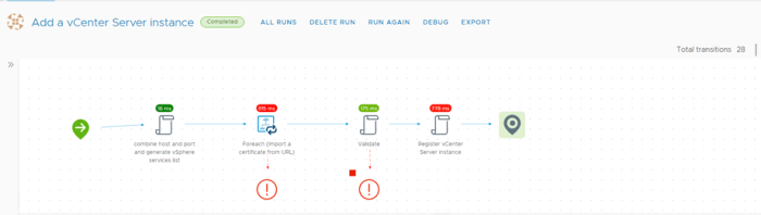 Configure vRealize Orchestrator – Add a vCenter Server Instance – vCloudInsights
